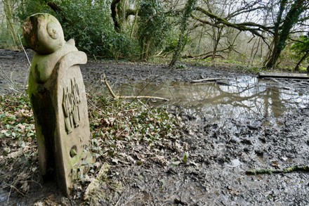 Country Paths Turned Muddy Quagmire After Editorial Stock Photo - Stock ...