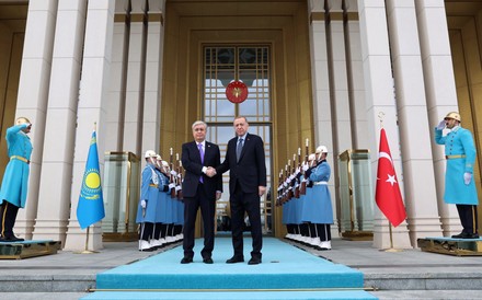 Turkish President Recep Tayyip Erdogan Meets Editorial Stock Photo ...
