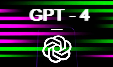 Gpt4 Logo Seen Openai Logo This - Foto de stock de contenido editorial ...
