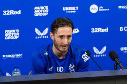 Rangers Defender Ben Davies Talks Media Editorial Stock Photo - Stock ...