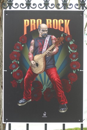 Poster That Features Ukrainian Poet Artist Editorial Stock Photo ...