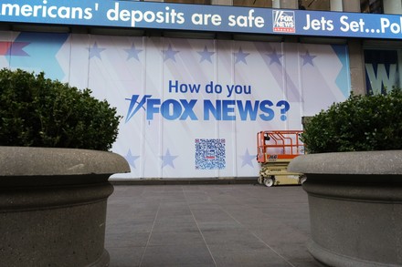 Exterior View Fox News Headquarters News Editorial Stock Photo - Stock ...