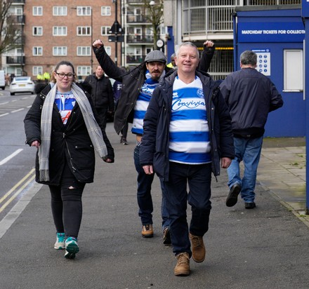 Qpr Fans Arrive Editorial Stock Photo - Stock Image | Shutterstock