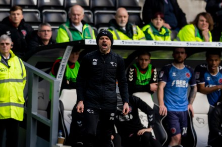 Derby County Manager Paul Warne Editorial Stock Photo - Stock Image ...