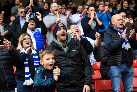 Blackburn Rovers Fans Editorial Stock Photo - Stock Image | Shutterstock