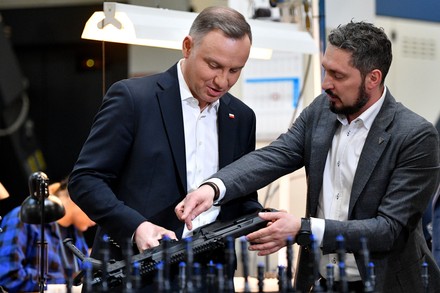 Polish President Andrzej Duda L Listens Editorial Stock Photo - Stock ...