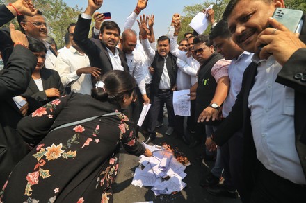 Advocates Shout Slogans During Protest Outside Editorial Stock Photo ...