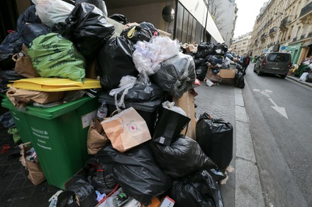Pile Garbage Bags Have Been Piling Editorial Stock Photo - Stock Image ...