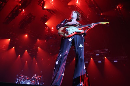 Italian Rock Band Maneskin Concert During Editorial Stock Photo - Stock ...