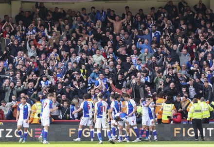 Blackburn Rovers Fans Celebrate Their Teams Editorial Stock Photo ...