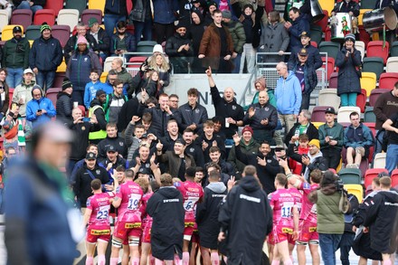 Exeter Chiefs Players Crowd Celebrate Their Editorial Stock Photo ...
