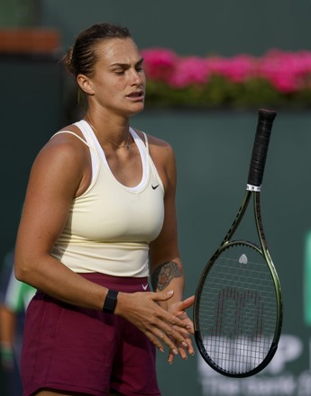 Aryna Sabalenka Belarus Flips Her Racket Editorial Stock Photo - Stock ...