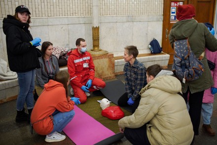 People Listen Instructor During First Aid Editorial Stock Photo - Stock ...