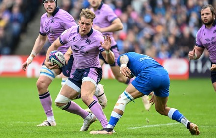 Scotland Vs Italy Scotlands Duhan Van Editorial Stock Photo - Stock ...