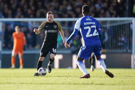 Portsmouth Defender Ryley Towler During Efl Editorial Stock Photo ...