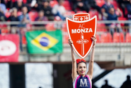 Girl Ac Monza Logo During Italian Editorial Stock Photo - Stock Image ...