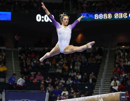 Lsus Elena Arenas Competes On Balance Editorial Stock Photo - Stock ...