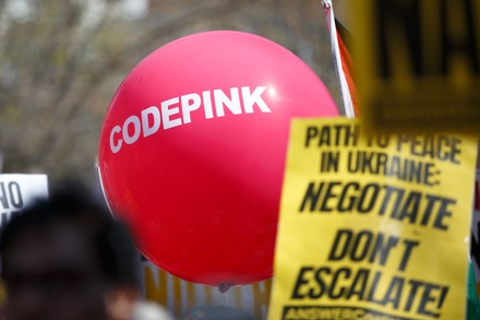 Balloon Bearing Name Activist Group Codepink Editorial Stock Photo ...