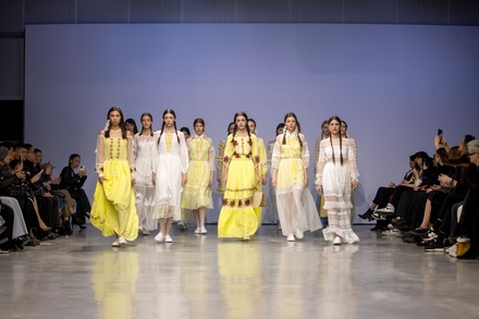 Models Present Creations By Moldovan Designer Editorial Stock Photo ...