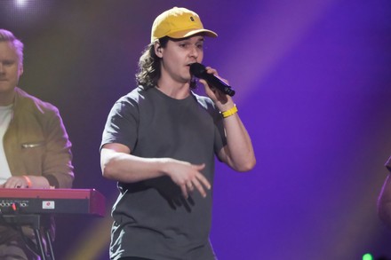 Singer Lukas Graham Performs During Cadena Editorial Stock Photo ...