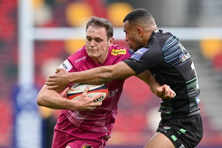 Tom Wyatt Exeter Chiefs Takes On Editorial Stock Photo - Stock Image ...