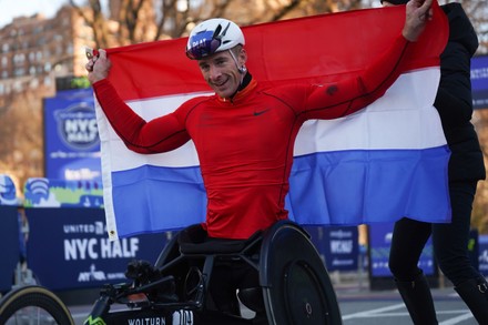 Jetze Plat Finishes First Mens Wheelchair Editorial Stock Photo - Stock ...