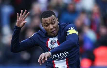 Paris Saint Germains Kylian Mbappe Action Editorial Stock Photo - Stock ...