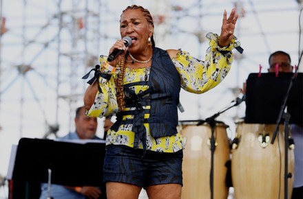 Porto Rican Yolanda Rivera Performs During Editorial Stock Photo ...