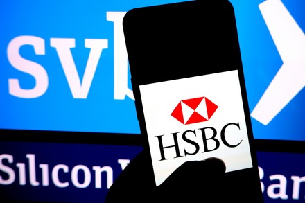 This Photo Illustration Hsbc Logo Displayed Editorial Stock Photo ...