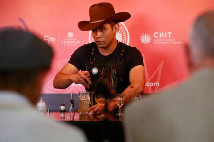 Bartender Competes During Fifth Edition Tequila Editorial Stock Photo ...