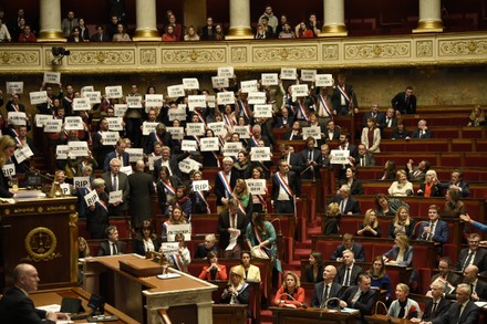 Members National Assembly Parliamentary Group La Editorial Stock Photo ...