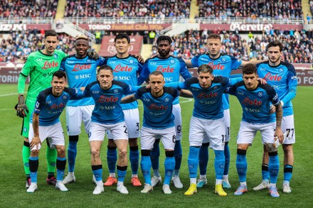 Ssc Napoli Team Line During Serie Editorial Stock Photo - Stock Image ...