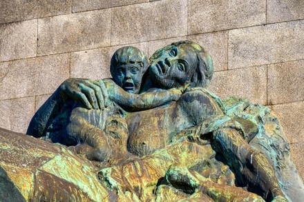 Statue Feature Mother Son Suffering Emotions Editorial Stock Photo ...