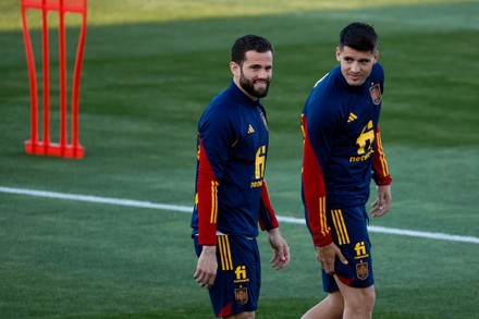 Spains Players Nacho Fernandez L Alvaro Editorial Stock Photo - Stock ...