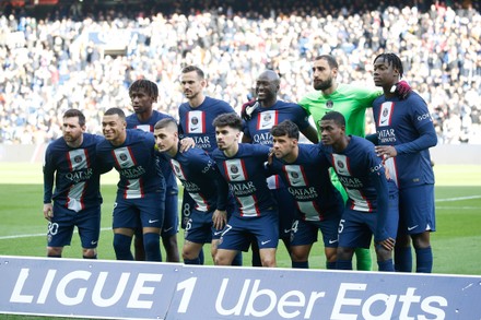 Psgs Players Pose Before French L1 Editorial Stock Photo - Stock Image ...