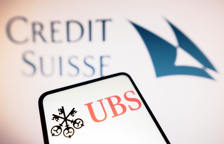 This Photo Illustration Ubs Logo Seen Editorial Stock Photo - Stock ...
