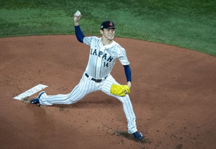 Japan Pitcher Roki Sasaki Action During Editorial Stock Photo - Stock ...