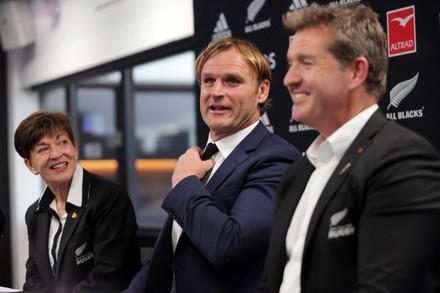 Scott Robertson Flanked By Nz Rugby Editorial Stock Photo - Stock Image ...