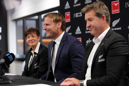 Scott Robertson Flanked By Nz Rugby Editorial Stock Photo - Stock Image ...