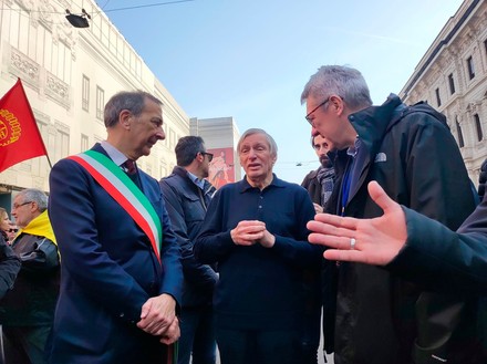 4 Libera's parade in milan to remember the victims of the mafia Stock ...