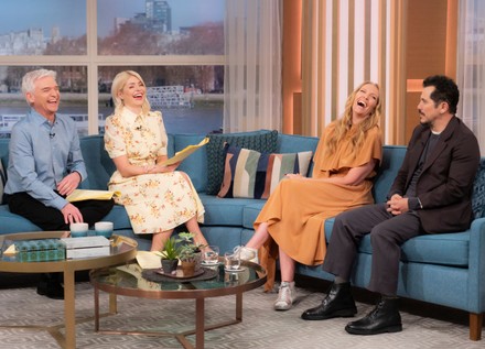 Phillip Schofield Holly Willoughby Natalie Orourke Editorial Stock ...