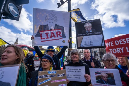 __COUNT__ Anti Boris Johnson protest, Westminster, London, United ...
