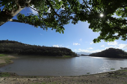Los Laureles Dam Low Water Levels Editorial Stock Photo - Stock Image ...