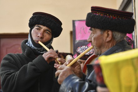 Relatives Gulihan Jrbli Play Music Instruments Editorial Stock Photo ...