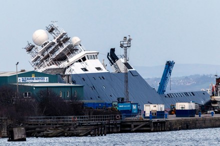 Rv Petrel Ship Toppled Side Imperial Editorial Stock Photo - Stock ...