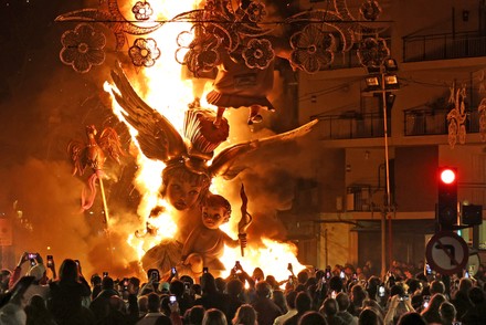 One Europes Biggest Street Festivals Fallas Editorial Stock Photo ...