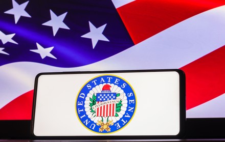 This Photo Illustration United States Senate Editorial Stock Photo ...