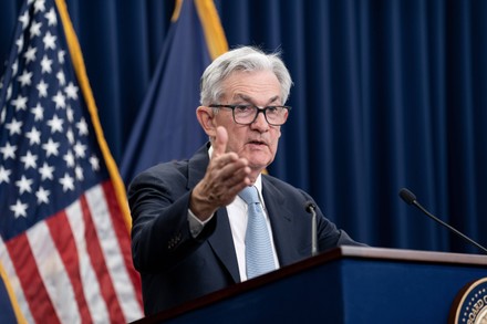 Us Federal Reserve Chair Jerome Powell Editorial Stock Photo - Stock ...
