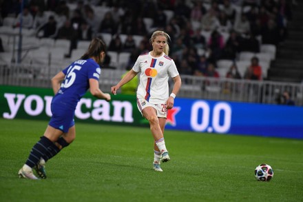Lyon Defended Perle Morroni During Uefa Editorial Stock Photo - Stock ...