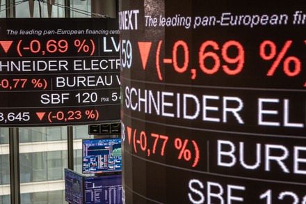 18 Euronext stock exchange headquarters in the Paris financial district ...